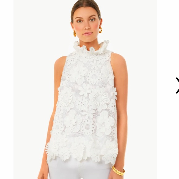 Tuckernuck | Tops | Blanc Guipure Lace Mason Toptuckernuck | Poshmark